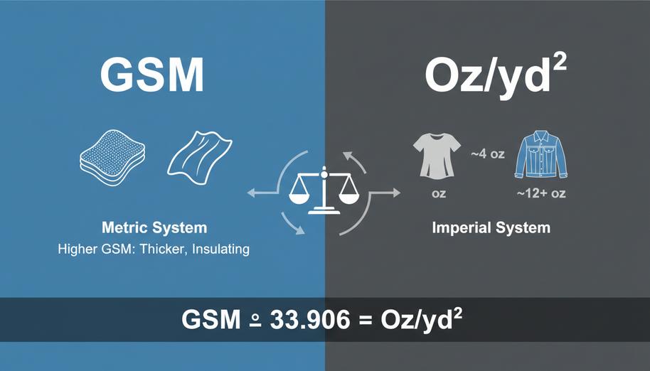 The Definitive Fabric Weight Guide: Understand GSM and Oz Clearly